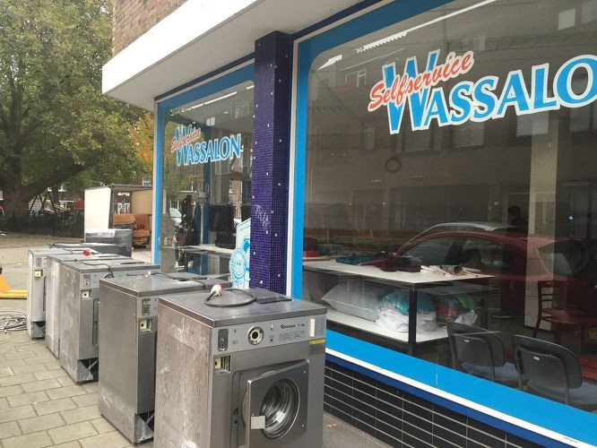 Levering & plaatsing industriele wasmachines wasserij Rein | Laundry Total