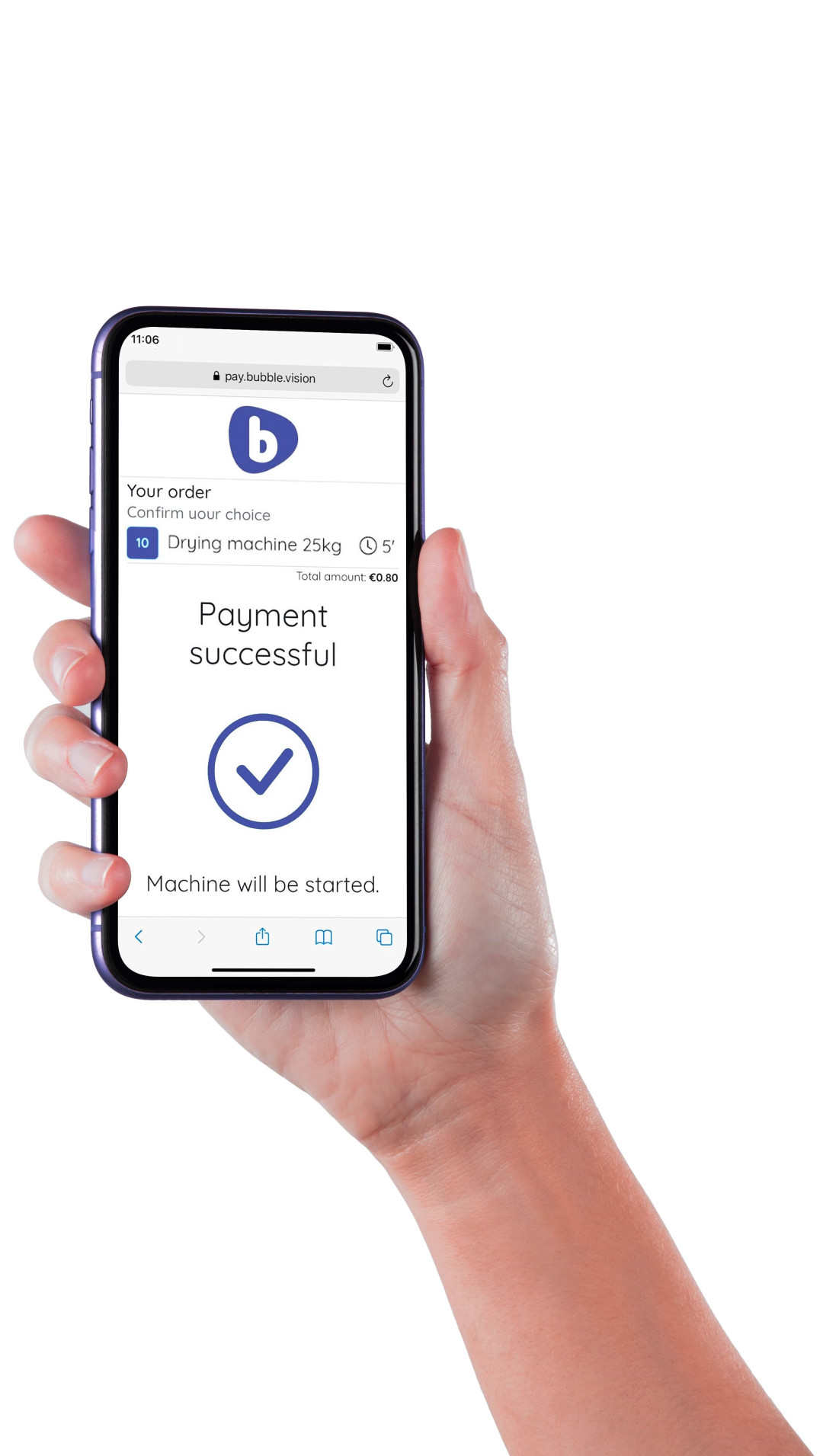Betaalsysteem - Bubblevision Mobile